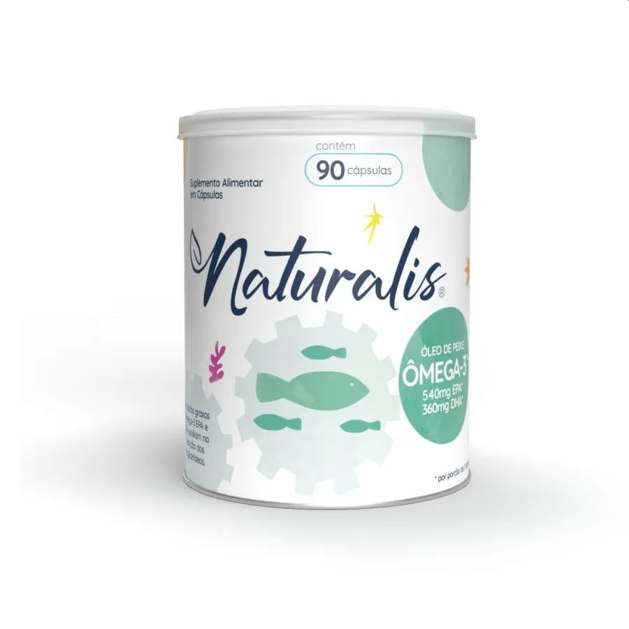 Omega 3 Naturalis - 90 cápsulas - O Alquimista